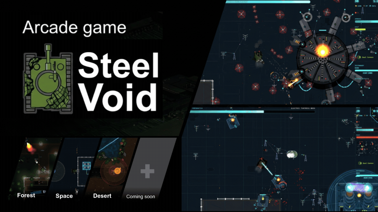 Steel Void: Roguelike Top-Down Tank Shooter Built with Phaser | Phaser